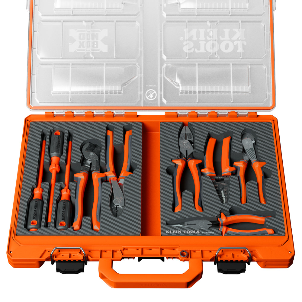 Klein Tools MODbox Insulated Tool Kit, 9 Pieces 94161MBINS - Acme Tools