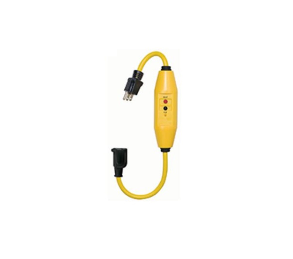 Tower Mfg In-Line GFCI with 1 Outlet and 18 In. Cord 30438018 - Acme Tools
