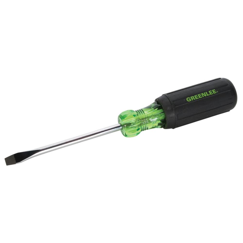 Greenlee Screwdriver Flat-Cab 3/16 x 4-In 0153-21C - Acme Tools