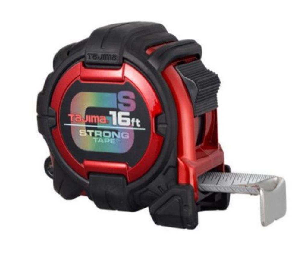 Tajima 16 Ft. x 1 In. Extra Stiff Dual Sided Blade Measure Tape GS-16BW ...