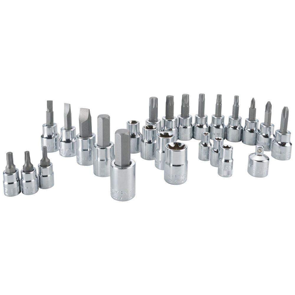 CRAFTSMAN Bit Socket And External Torx Socket Set, 25 Piece CMMT99258 ...