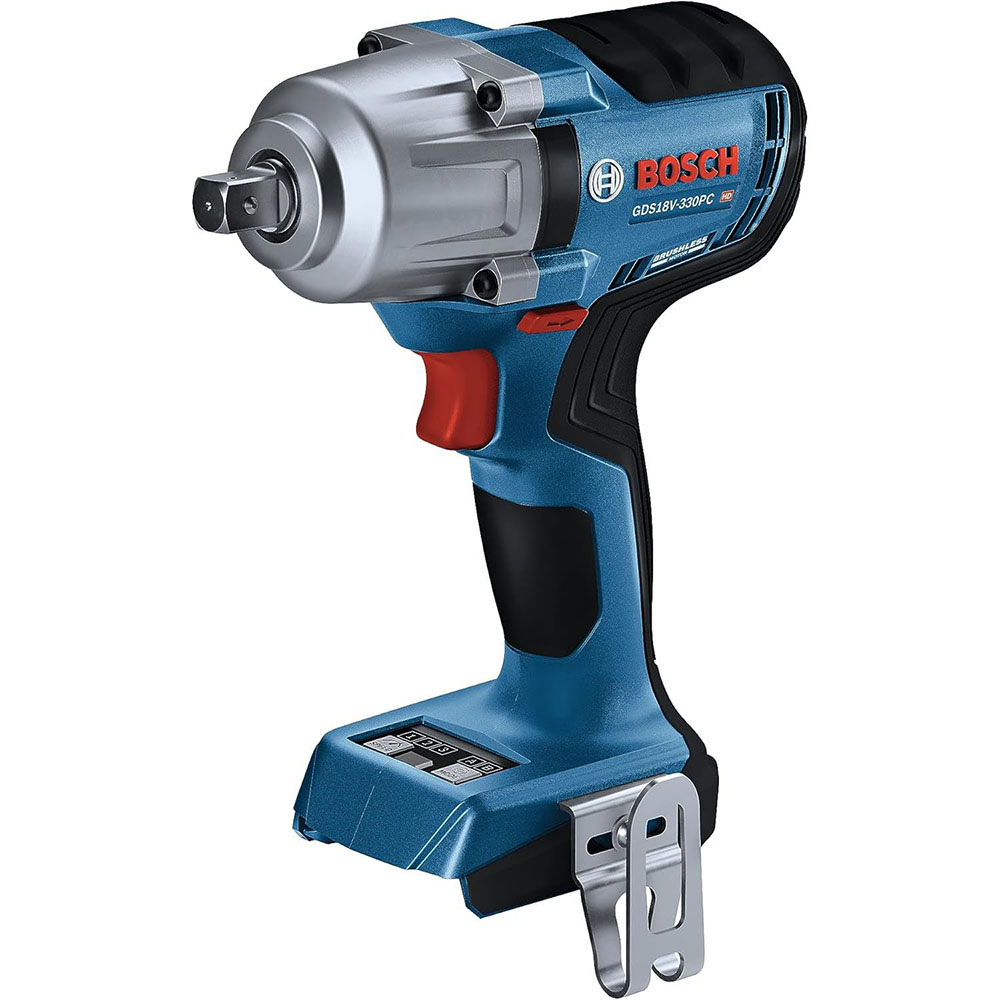 Bosch 18V Brushless 1/2 in Mid-Torque Impact Wrench with Pin Detent ...