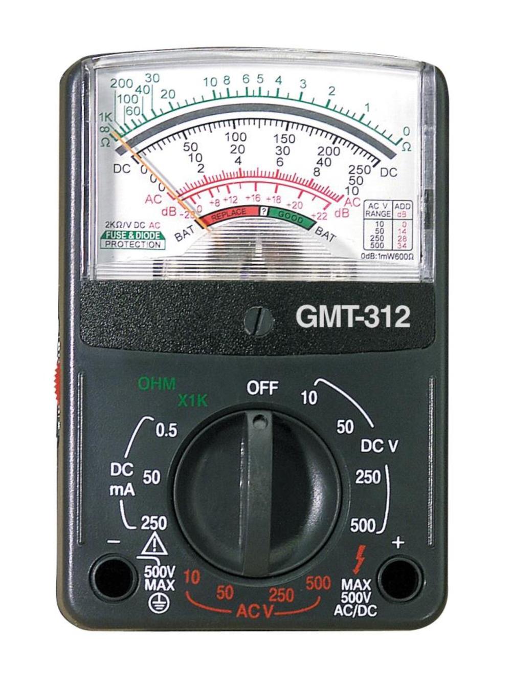 Gardner Bender 5 Function 12 Range Analog Multimeter 1/Clam GMT-312 ...