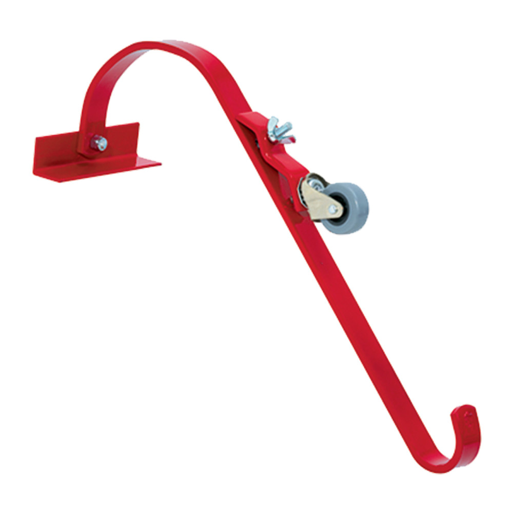 Guardian Fall Protection Powder-Coated Steel Ladder Hook with Wheel, 1 ...
