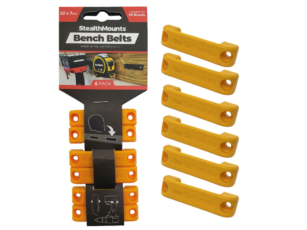 Stealthmounts Bench Belt 6pk Yellow BB-YLW-6 - Acme Tools
