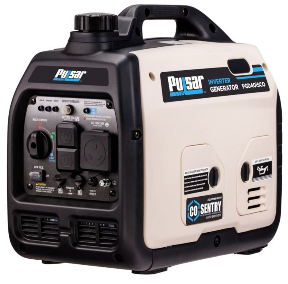 Pulsar Products 4,000 Watt Gas Powered 50-State Portable Inverter ...