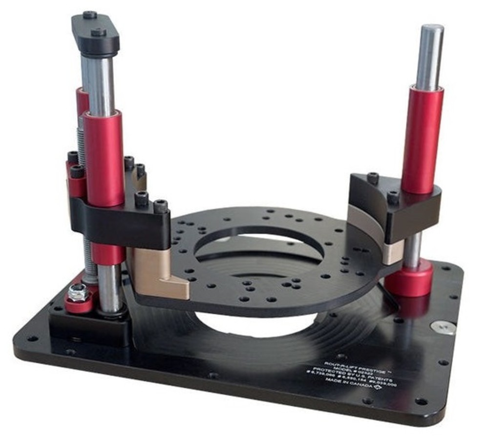 JessEm Rout-R-Lift Prestige Router Base with Blank Mounting Plate ...