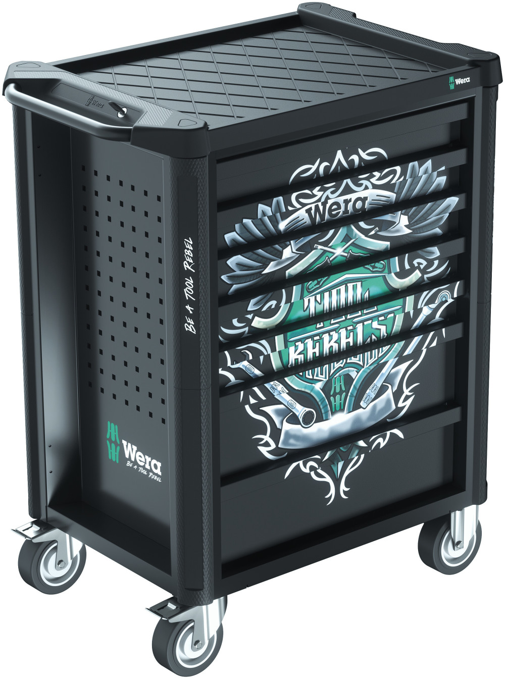 Wera Tools 9700 Tool Rebel Roller Cabinet 94pc 05150130001 from Wera ...