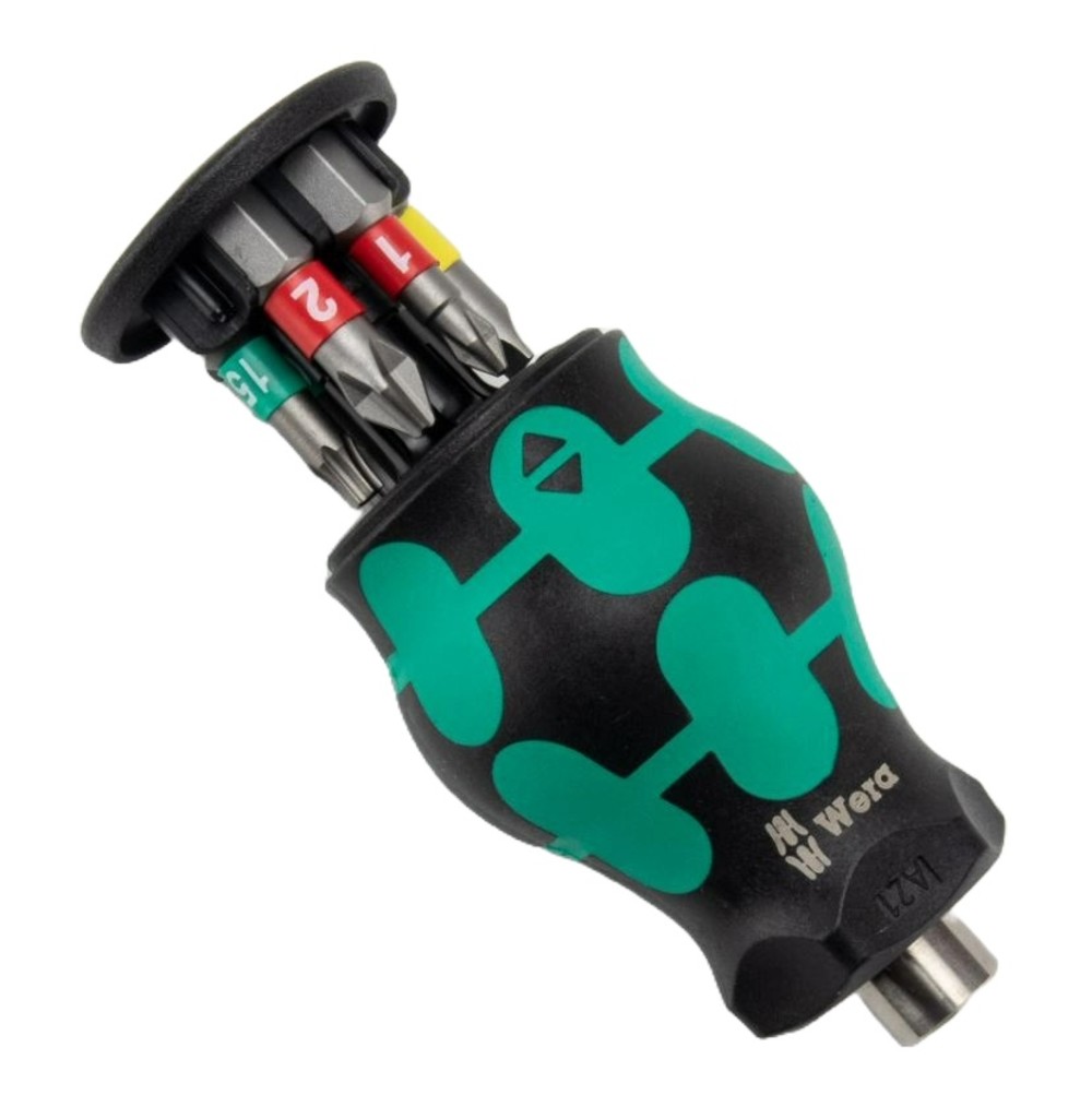 Wera Tools Kraftform Kompakt Stubby Magazine 1 Screwdriver with Bits ...