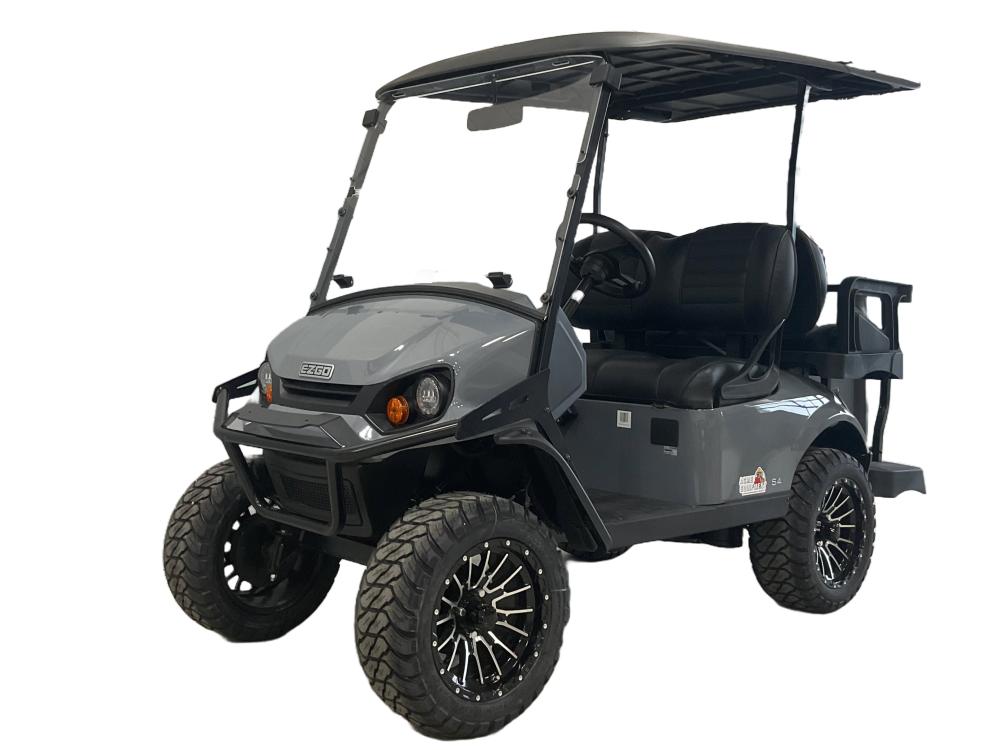 E-Z-GO Express S4 2+2 Gas Gold Cart Slate 10013561-SG - Acme Tools