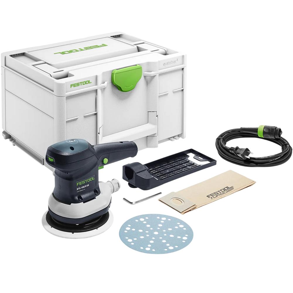 Festool 5 mm ETS 150/5 EQ-Plus Corded Random Orbital Sander 576088 from ...