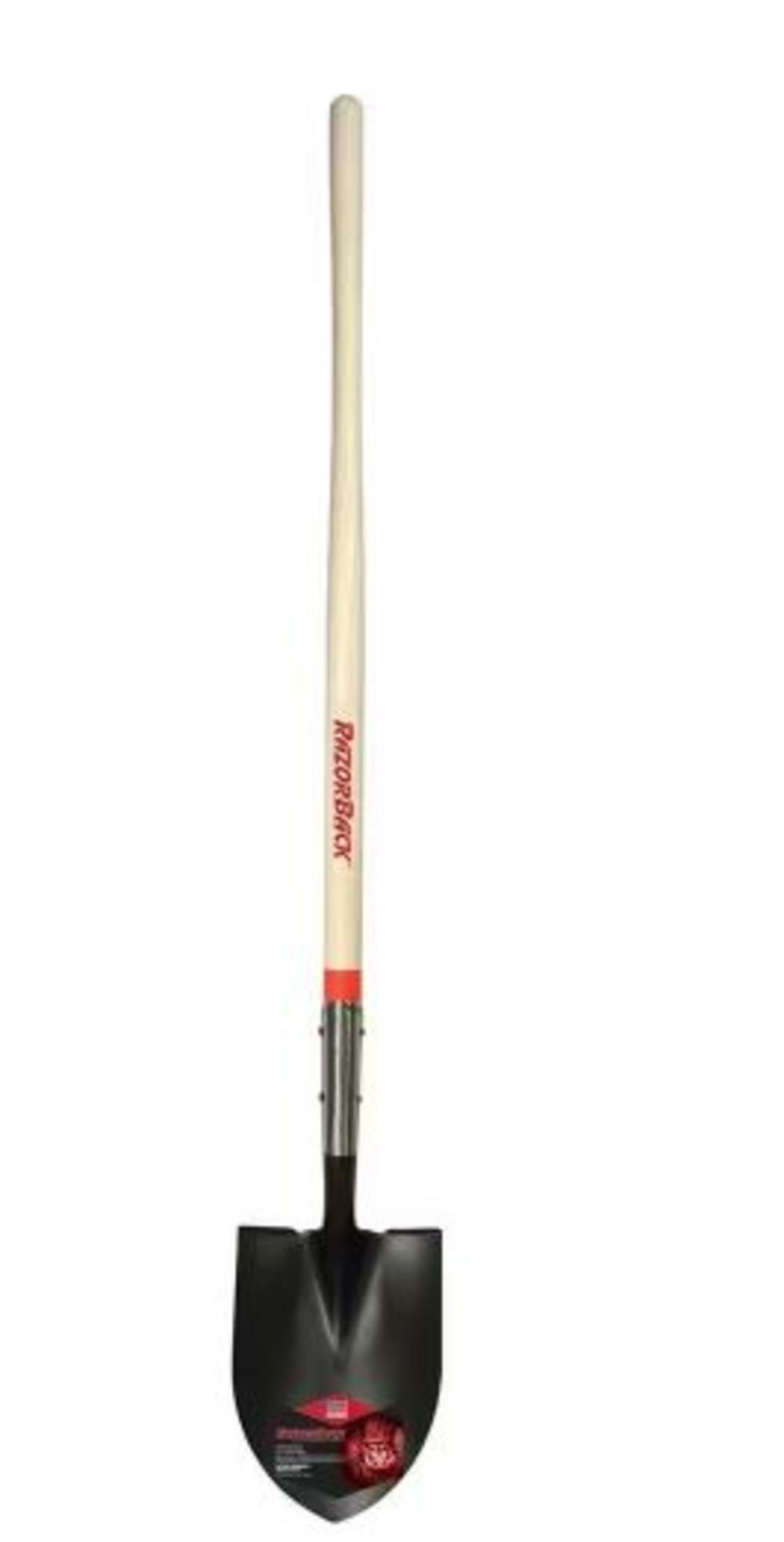 Razorback 48 In. Round Point Closed Back Digging Shovel with Wood ...