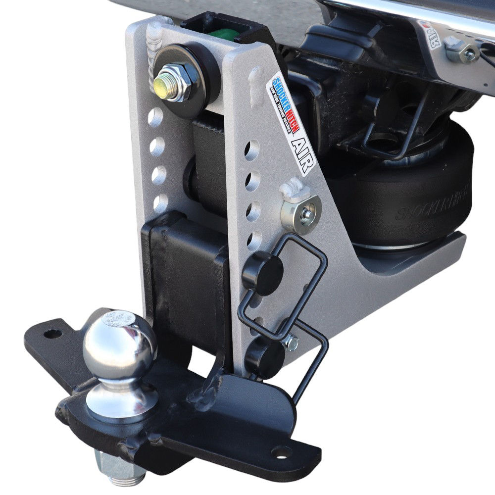 Shocker Hitch Streamline 10K Aluminum 2 Inch Air Receiver Hitch & Drop ...