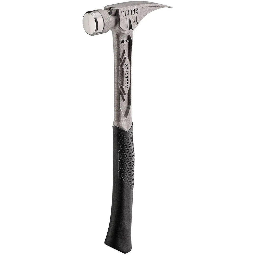 Stiletto TIBONE 14oz Smooth/Curved Titanium Framing Hammer TIB14RSC ...