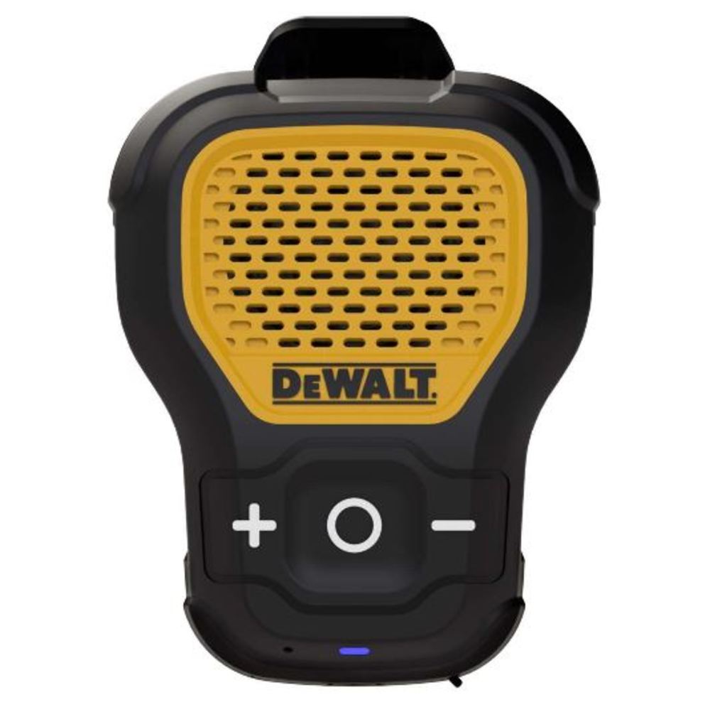 DEWALT Jobsite Pro Wearable Bluetooth Speaker Water Resistant 190 1148 ...