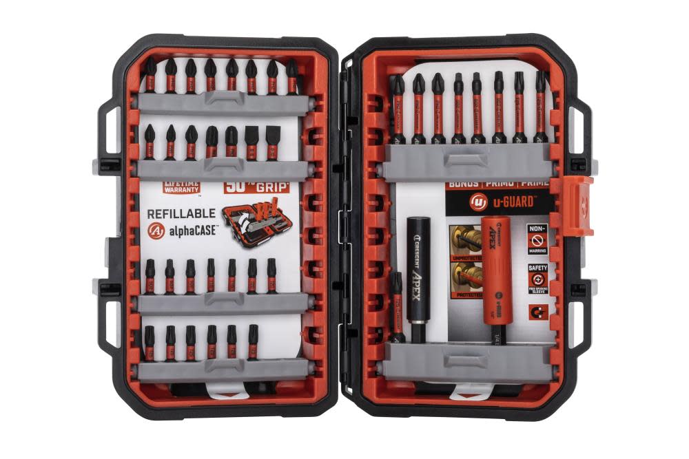 Crescent APEX 1/4 in Impact Driver Bit Set 38pc CAVSET-38 - Acme Tools