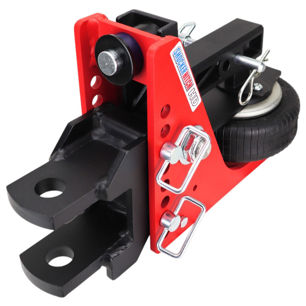 Shocker Hitch HD 20K 2 Inch Air Receiver Hitch & Clevis Pin Mount with ...