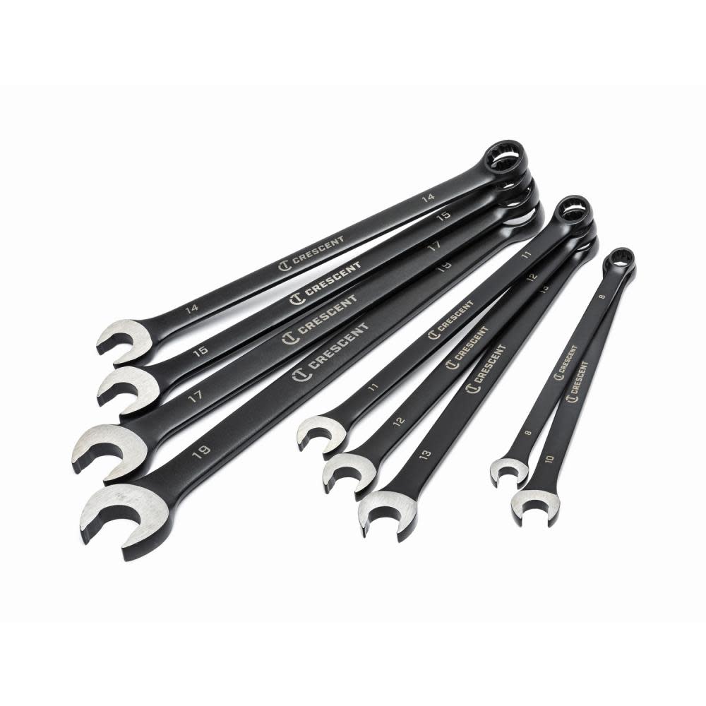 Crescent X10 Combination Metric Wrench 12 Point Long Pattern 9pc Set ...