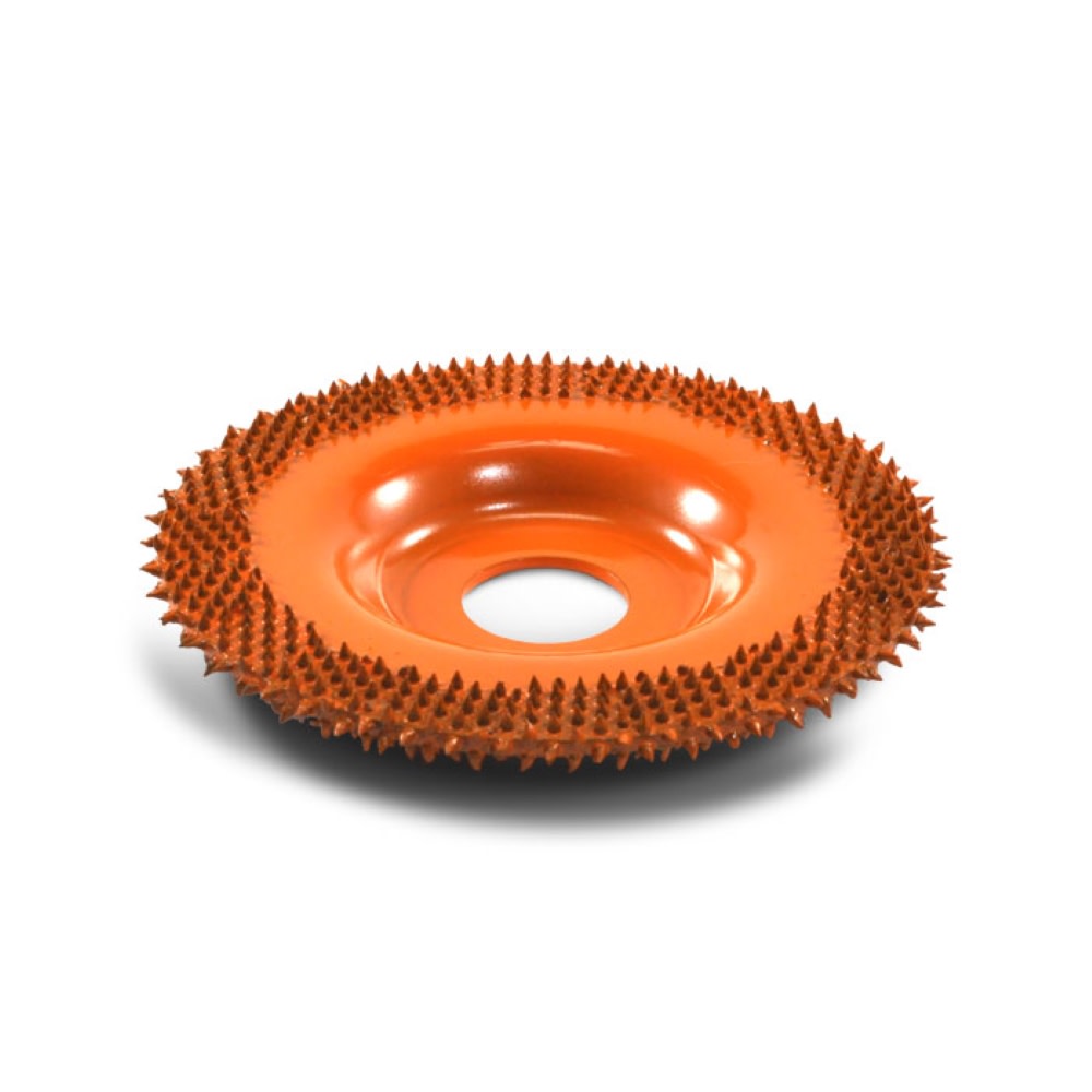 Saburrtooth 4in Flat Face Grooving Disc Extra Coarse Grit 7/8in Bore ...