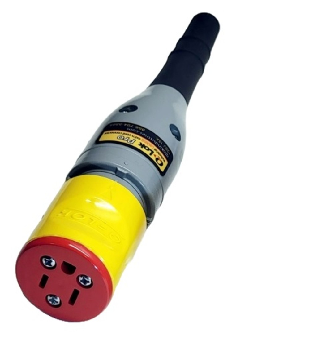Qwik-Lok Safe Locking Electrical Plug for Extension Cords and Extension ...