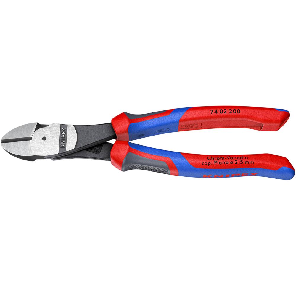Knipex High Leverage Diagonal Cutter 200mm 74 02 200 SBA - Acme Tools