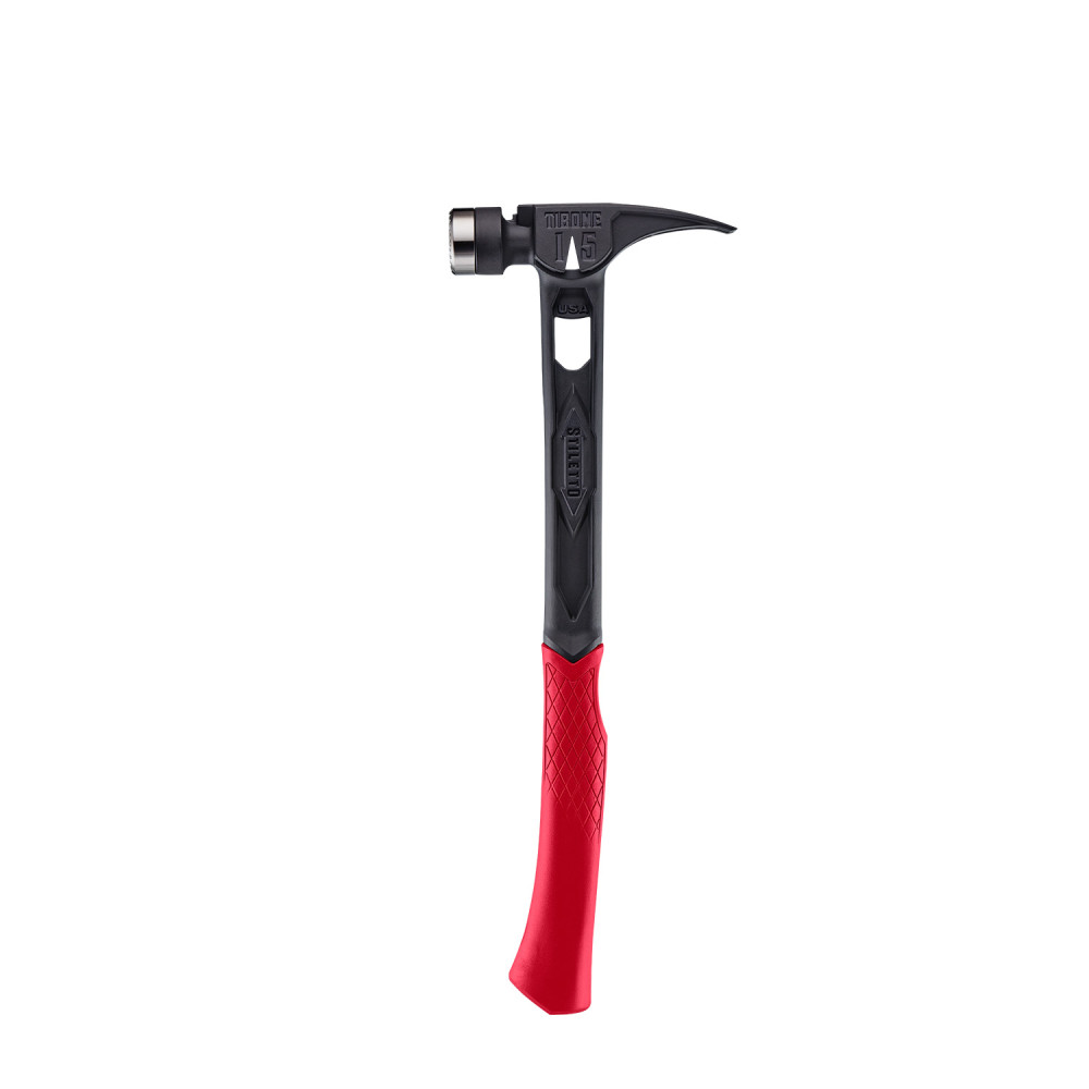Stiletto TIBONE 15oz Limited Edition Black Titanium Framing Hammer with ...