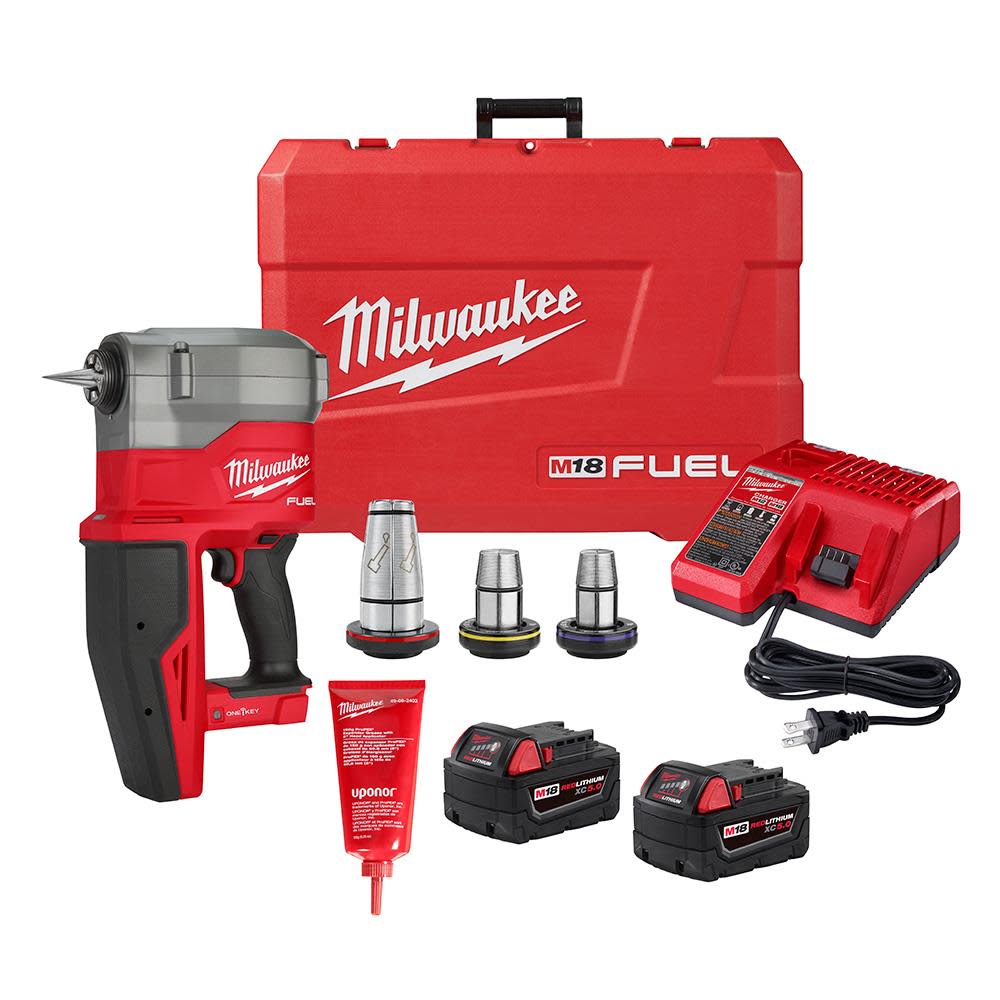 Milwaukee M18 FUEL 2inch ProPEX Expander Kit with ONE KEY and 1 1/4inch ...
