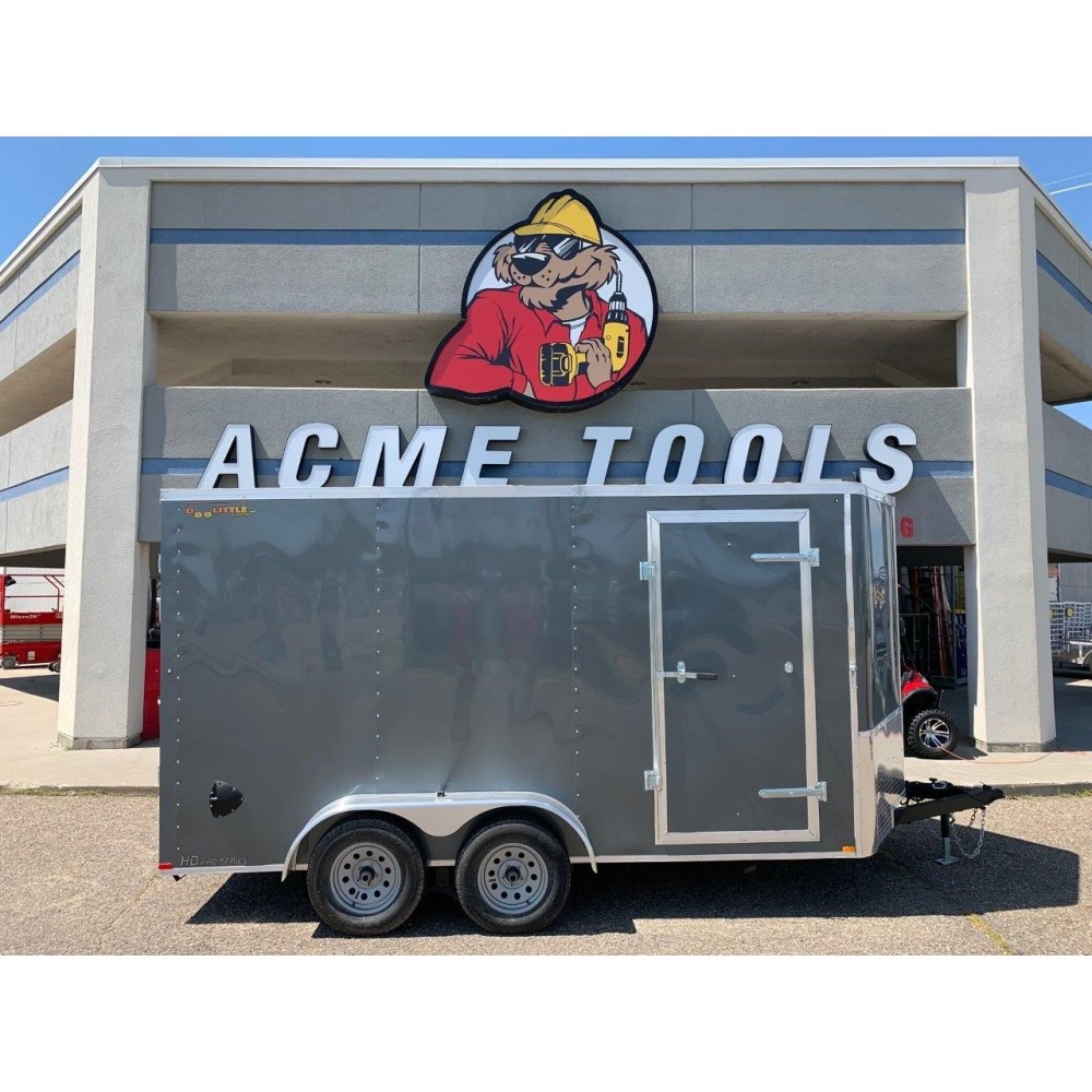 Doolittle Trailer Mfg 14ft Tandem Axle Premier Cargo Enclosed Trailer ...