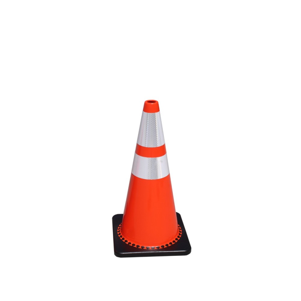 Vizcon Fluorescent Orange 28in TrafFix PVC Cone with Collar 15028-HIWB ...