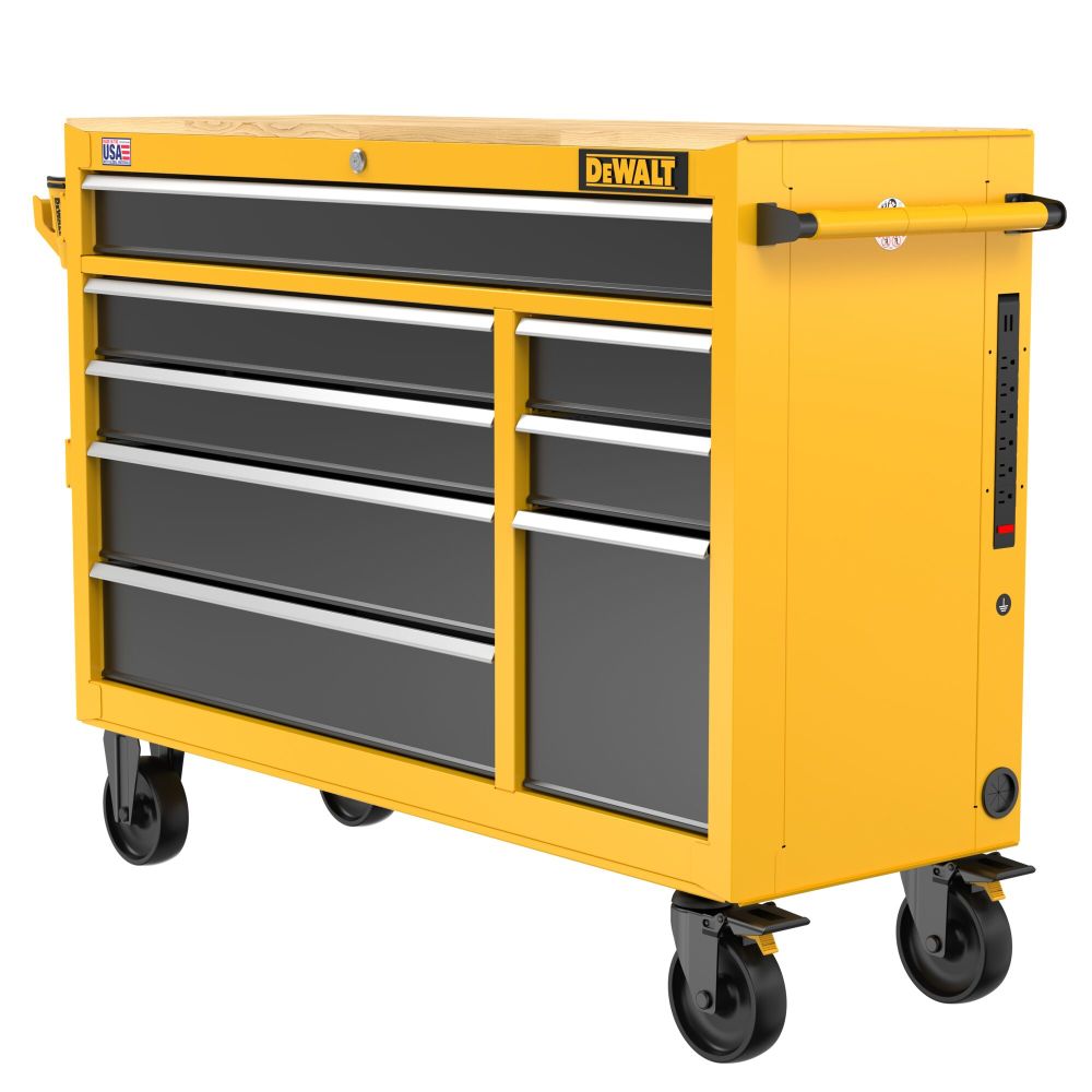 DEWALT 52 Inch Wide 8 Drawer Mobile Workstation DWST52083 - Acme Tools