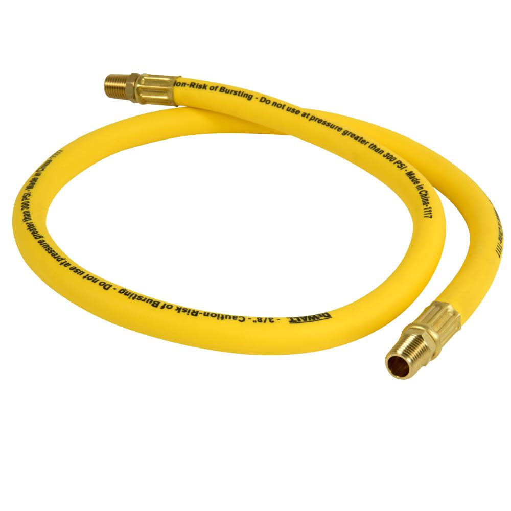 DEWALT 3/8 in. x 3 ft. Premium Hybrid Whip Air Hose DXCM012-0208 - Acme ...