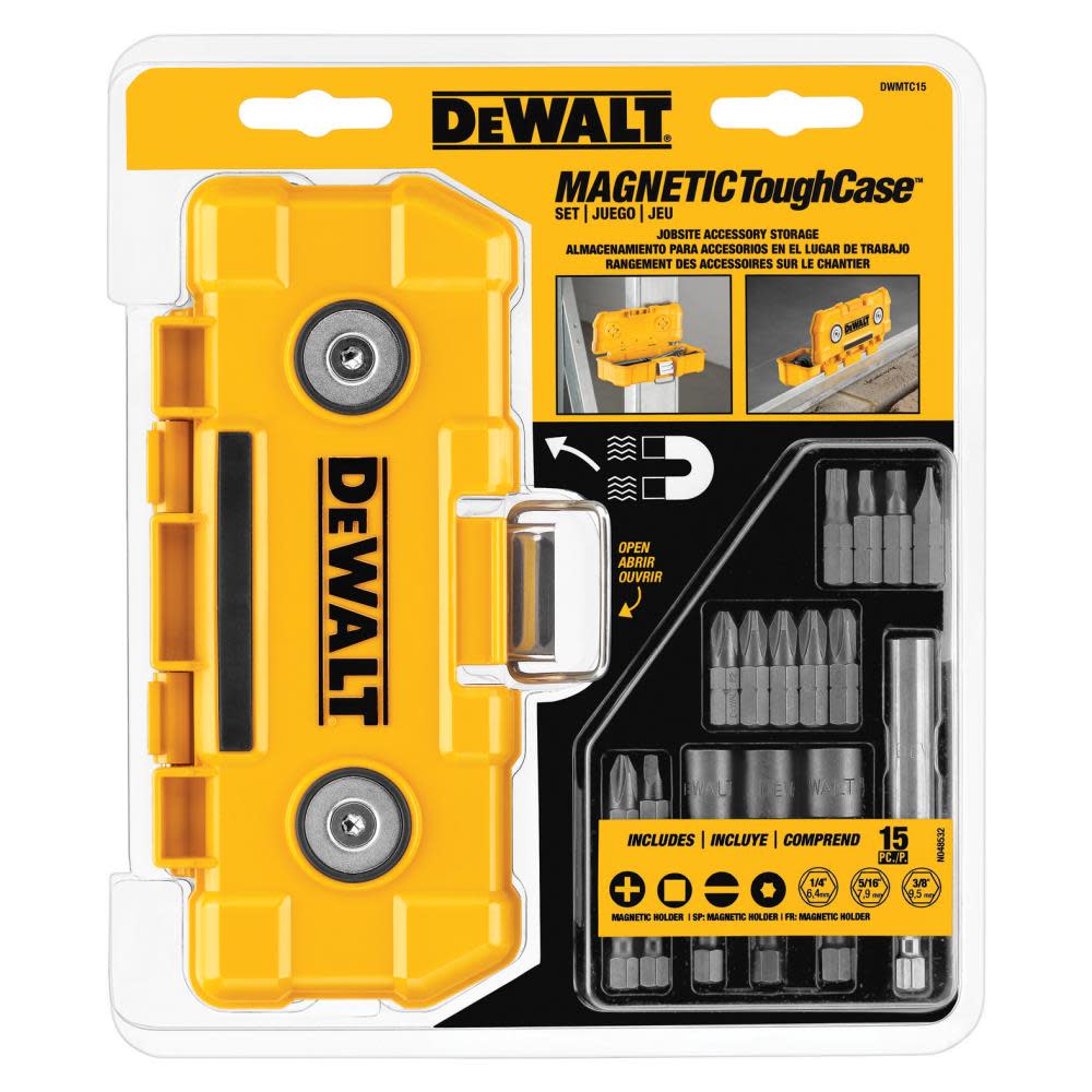DEWALT MAGNETIC TOUGH CASE CONTAINER (DWMTC15) DWMTC15 - Acme Tools