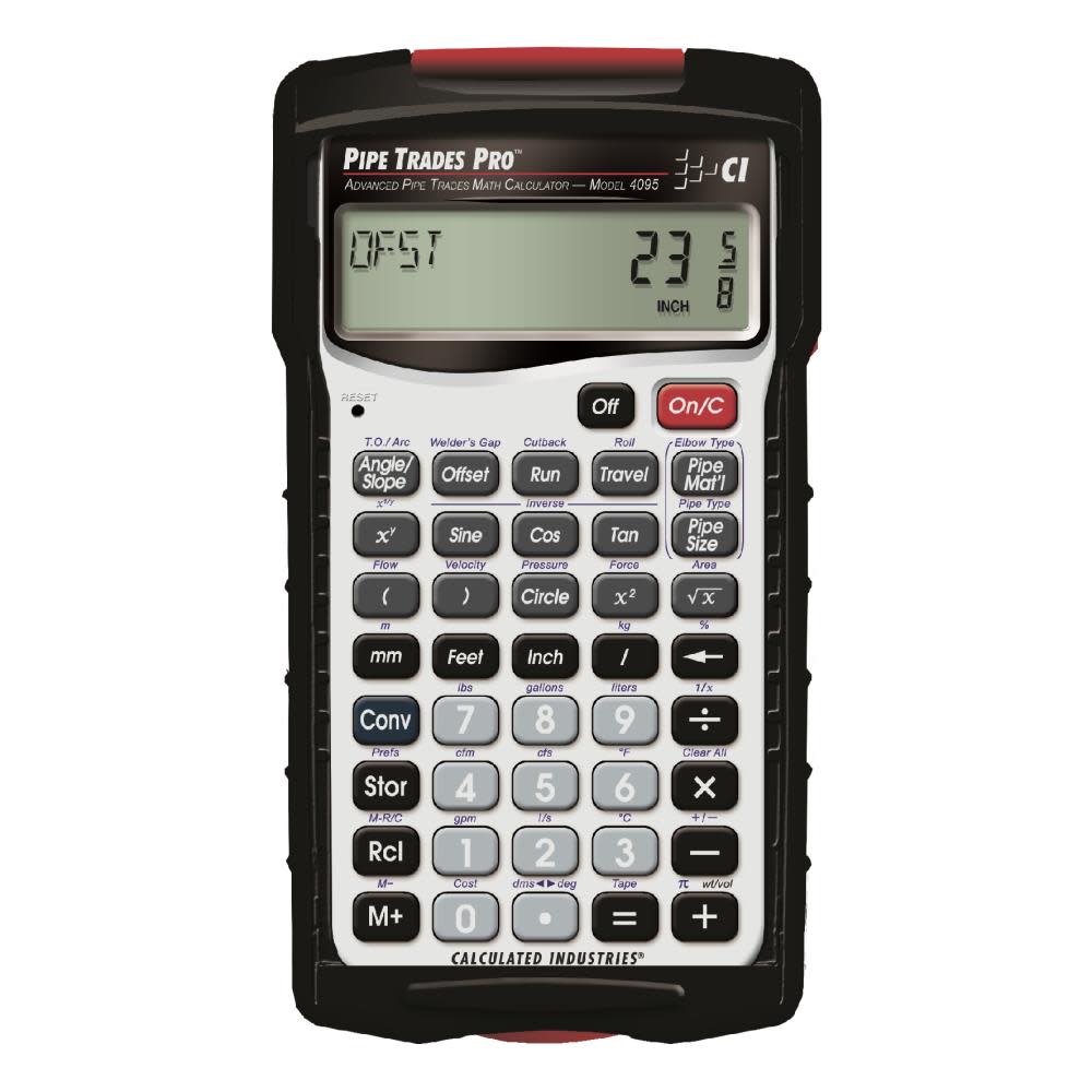 Calculated Industries Pipe Trades Pro Advanced Pipe Trades Math ...
