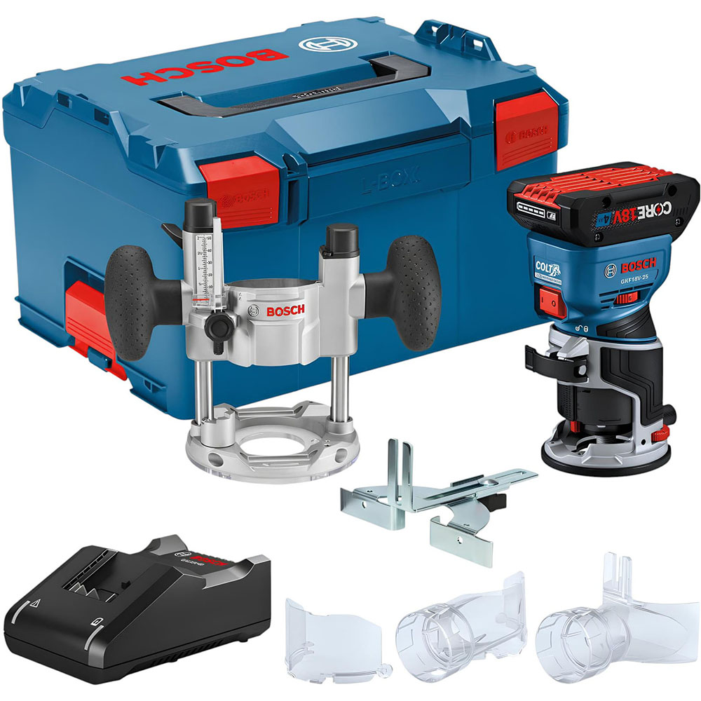 Bosch 18V Brushless Colt Palm Router Kit GKF18V-25PL14 - Acme Tools