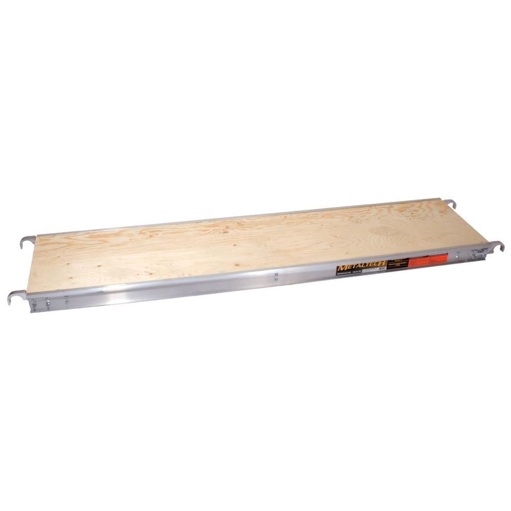 Metaltech Scaffold Platform Section Aluminum and Plywood 7' M-MPP719 ...