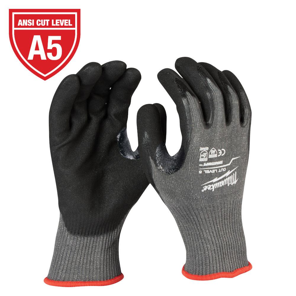 Milwaukee Cut 5 Dipped Gloves - XL 48-22-8953 - Acme Tools