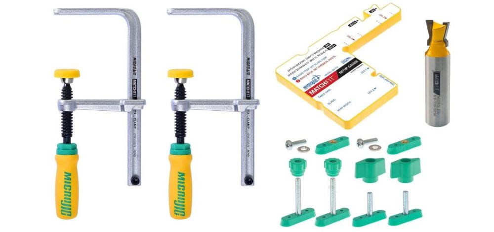 Microjig MATCHFIT Dovetail Clamp Pro DVC-1177K2 - Acme Tools