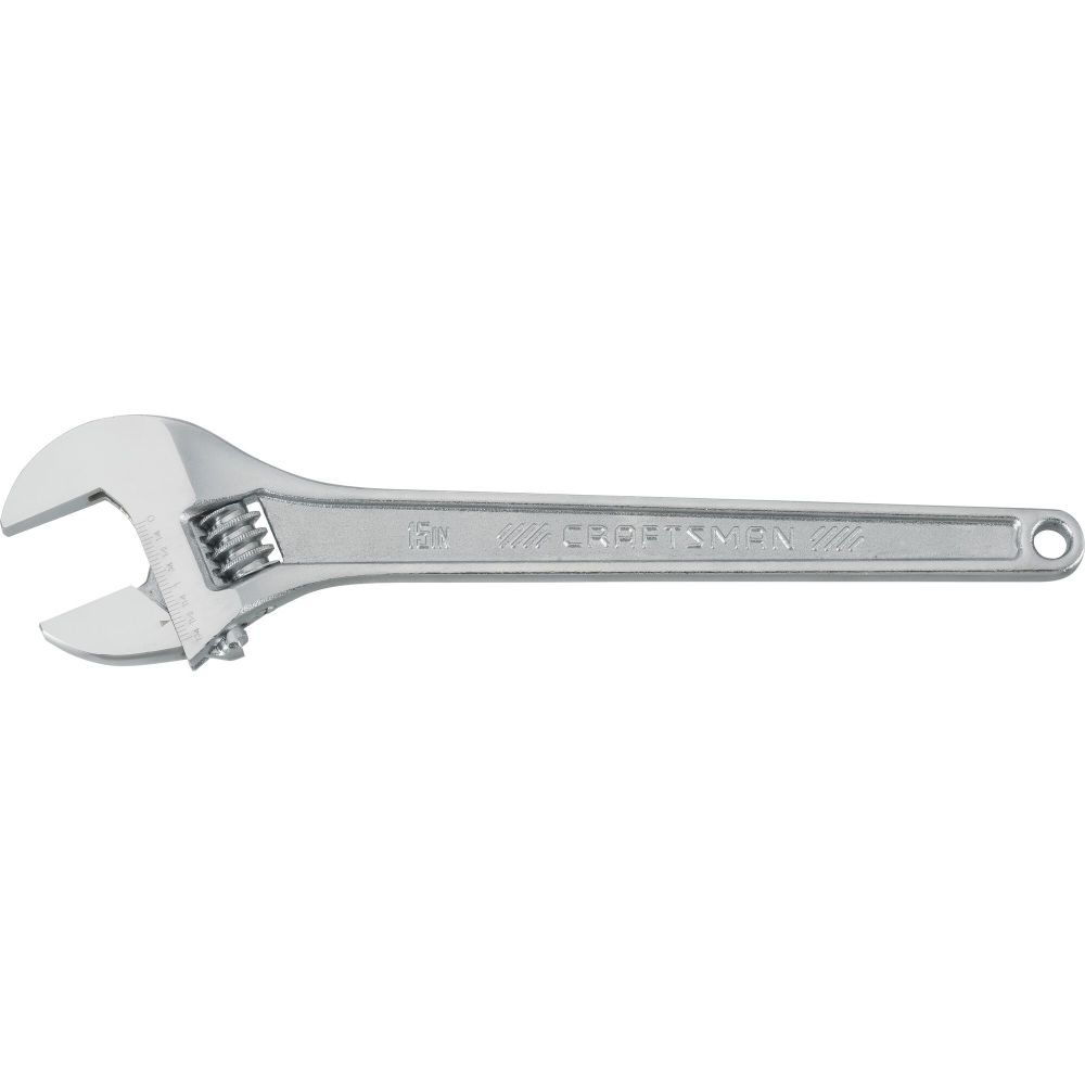 CRAFTSMAN 15 Inch All Steel Adjustable Wrench CMMT81625 - Acme Tools