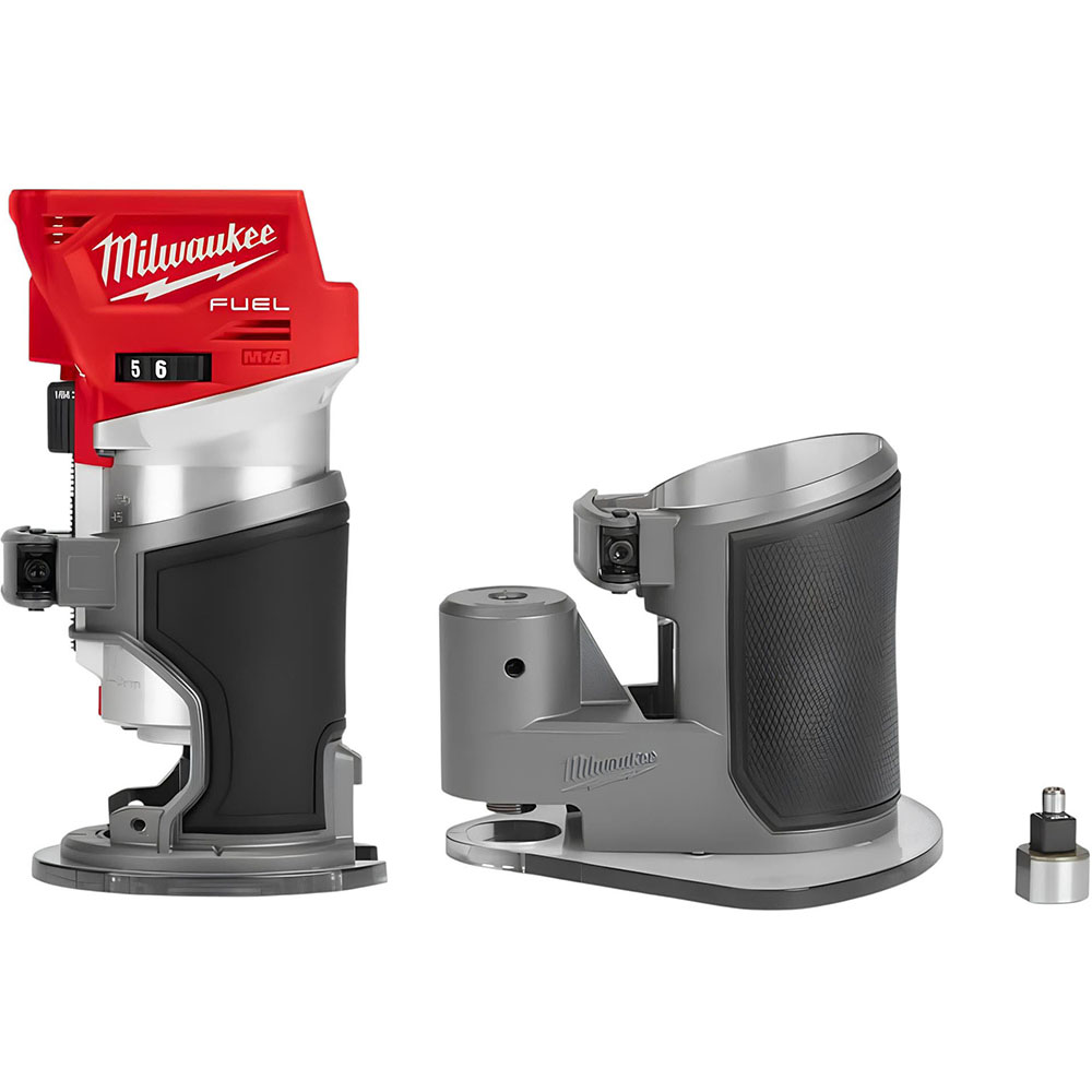 Milwaukee M18 FUEL Compact Router with Offset Base (Bare Tool) 2723 ...