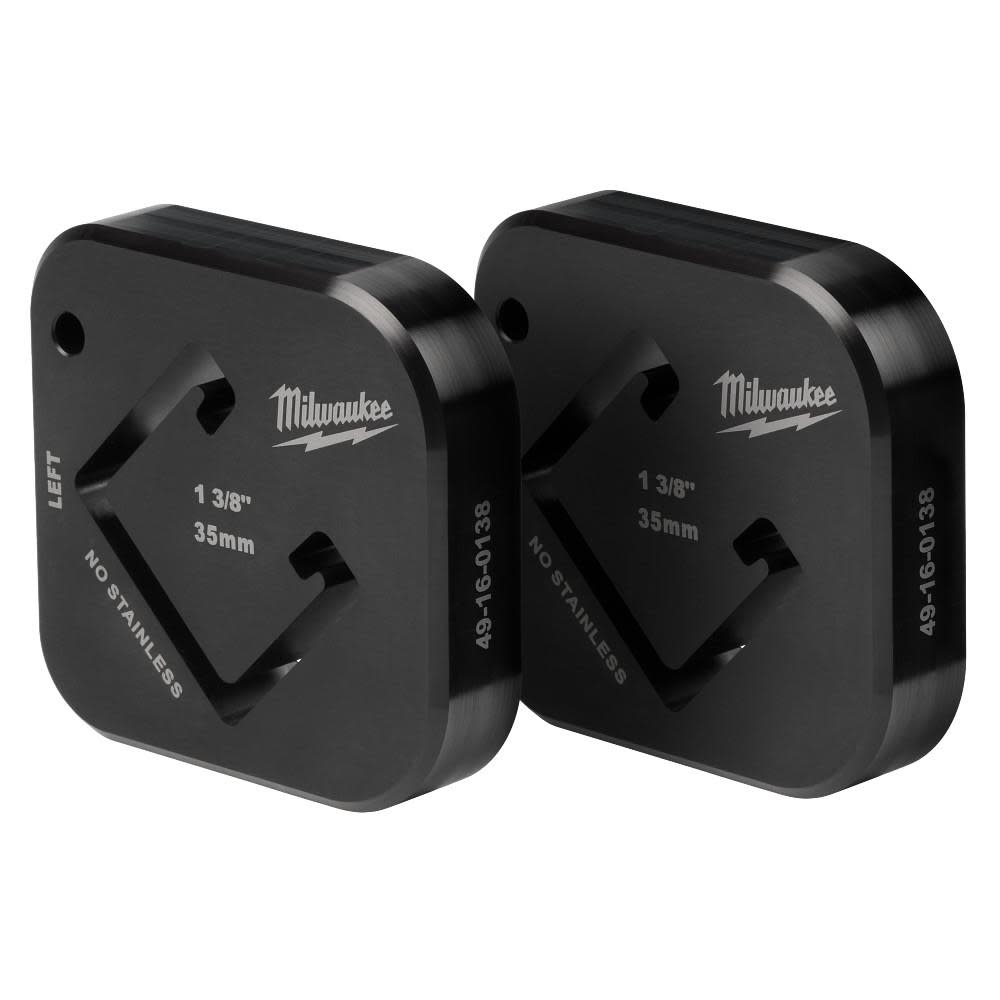 Milwaukee 1-3/8 Inch x 1-5/8 Inch Single Strut Shearing Dies 49-16-0138 ...