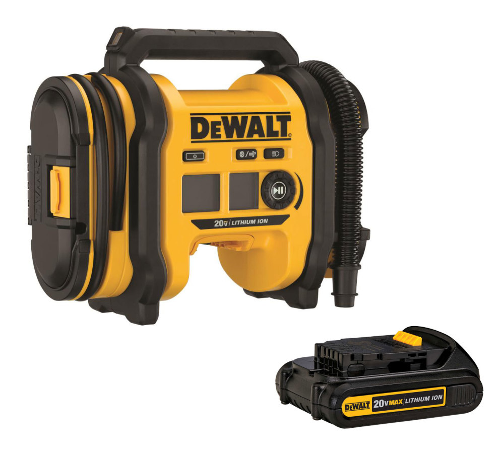 DEWALT 20V MAX Inflator with Battery Bundle DCC020IB-DCB201 - Acme Tools