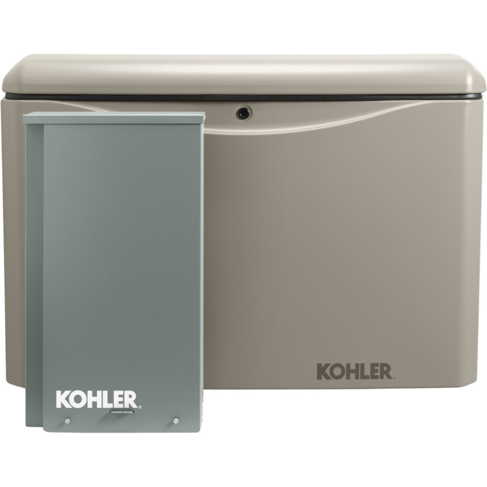 Kohler Power 26,000 Watt (26kW) Dual Fuel 50-State Air-Cooled Home ...