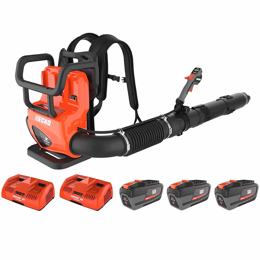 Echo 795 CFM 56V Battery-Powered Backpack Blower Kit with Battery DPB ...