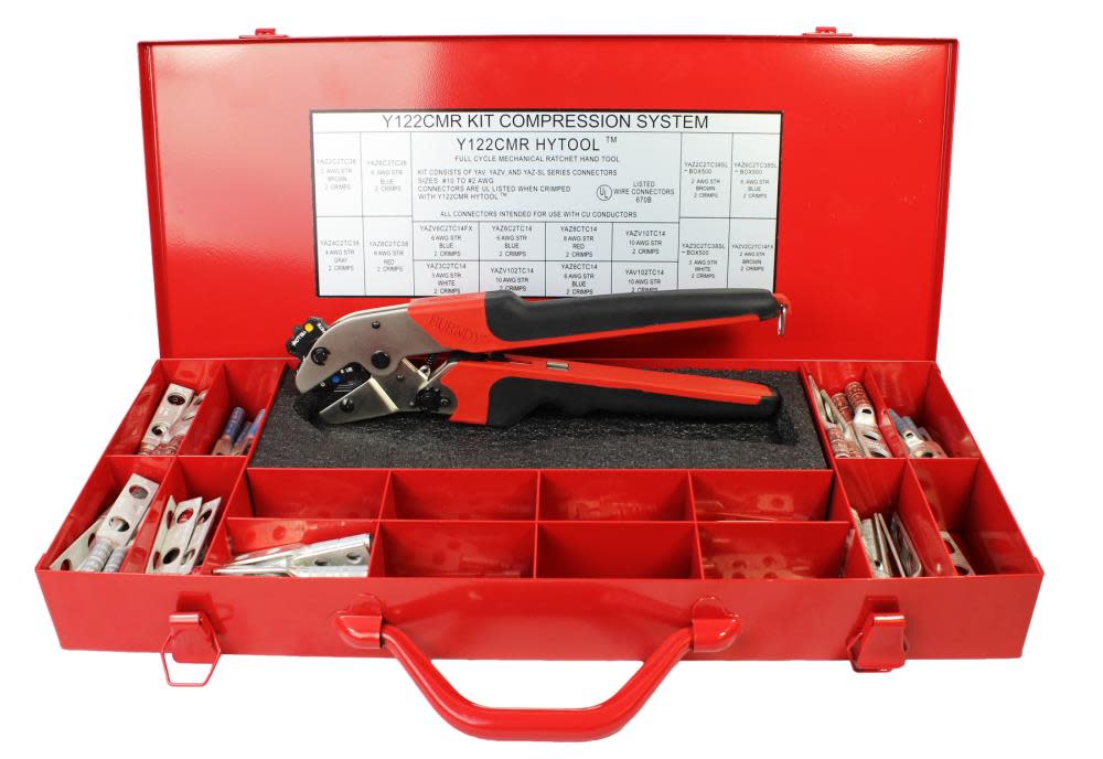Burndy Mechanical Full Cycle Ratchet Tool Y122CMRKIT - Acme Tools