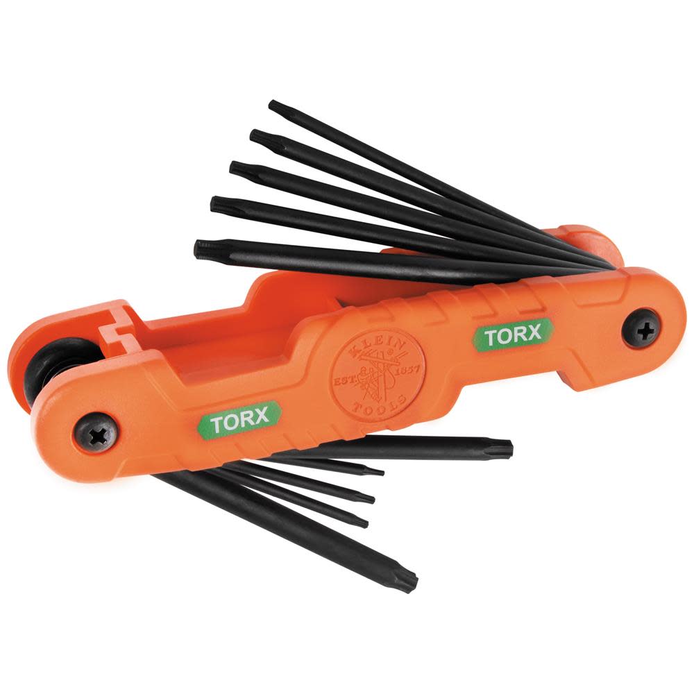 Klein Tools Torx Pro Folding Hex Key Set 70550T - Acme Tools