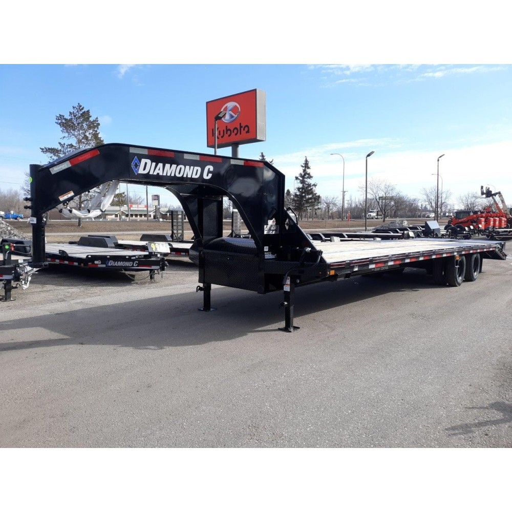 Diamond C 32ft Tandem Axle Dual Wheel Gooseneck Trailer ...