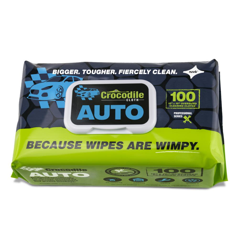 Crocodile Cloth Auto Huge Cleaning Cloths 1 Pack/100 Cloths 6930-100 ...