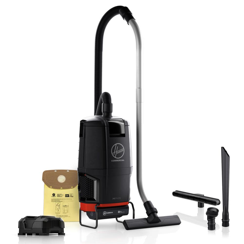 Hoover Commercial Vacuum 40V Brushless Backpack Vacuum Cleaner Kit ...