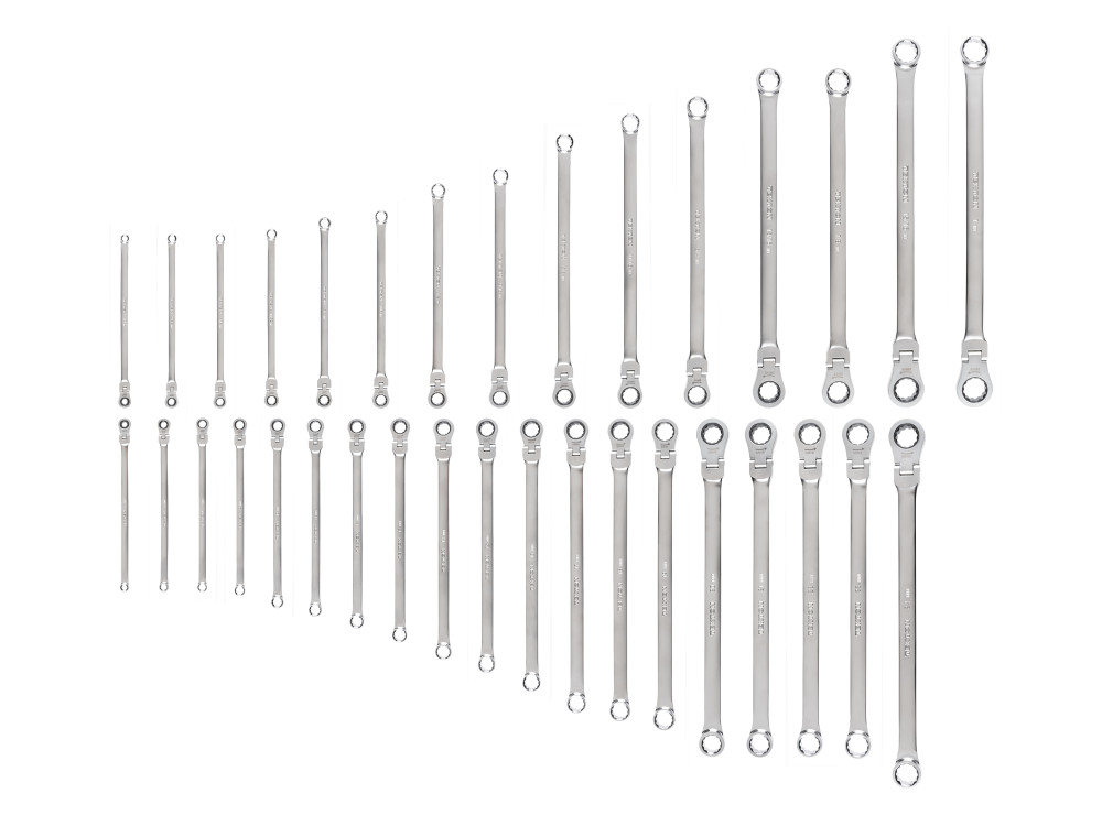 Tekton Fixed/Flex Head Ratcheting Box End Wrenches, (1/4-1 Inch, 6-24 ...