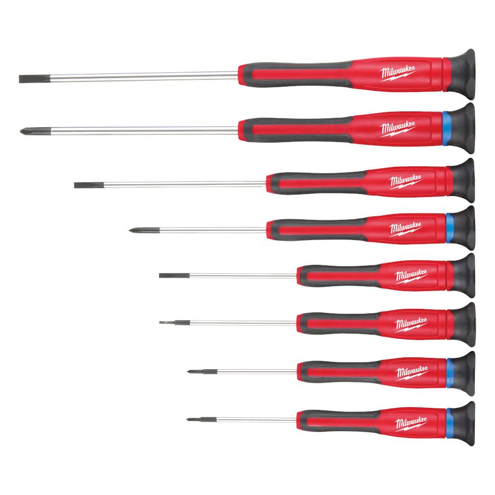 Milwaukee Precision Screwdriver Set 8pc 48-22-2614 - Acme Tools